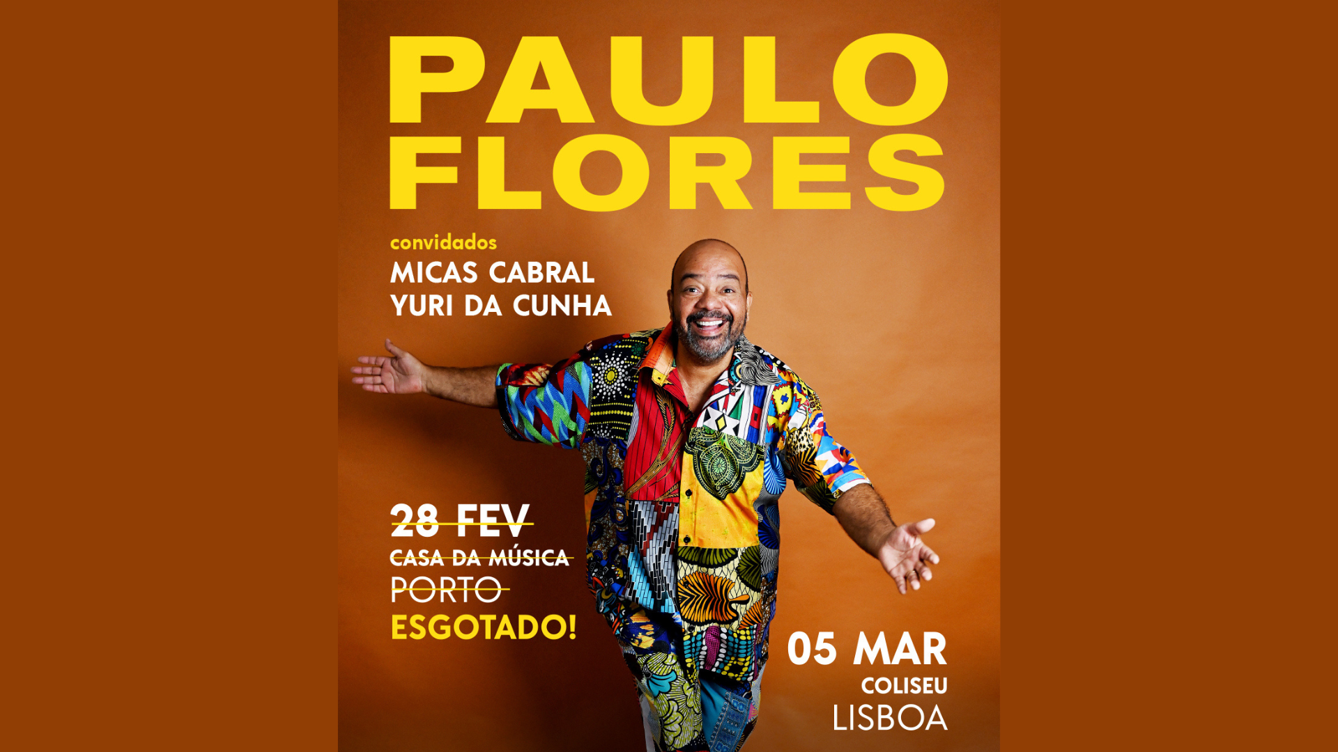 Paulo Flores anuncia Yuri da Cunha e Micas Cabral nos concertos da Casa ...